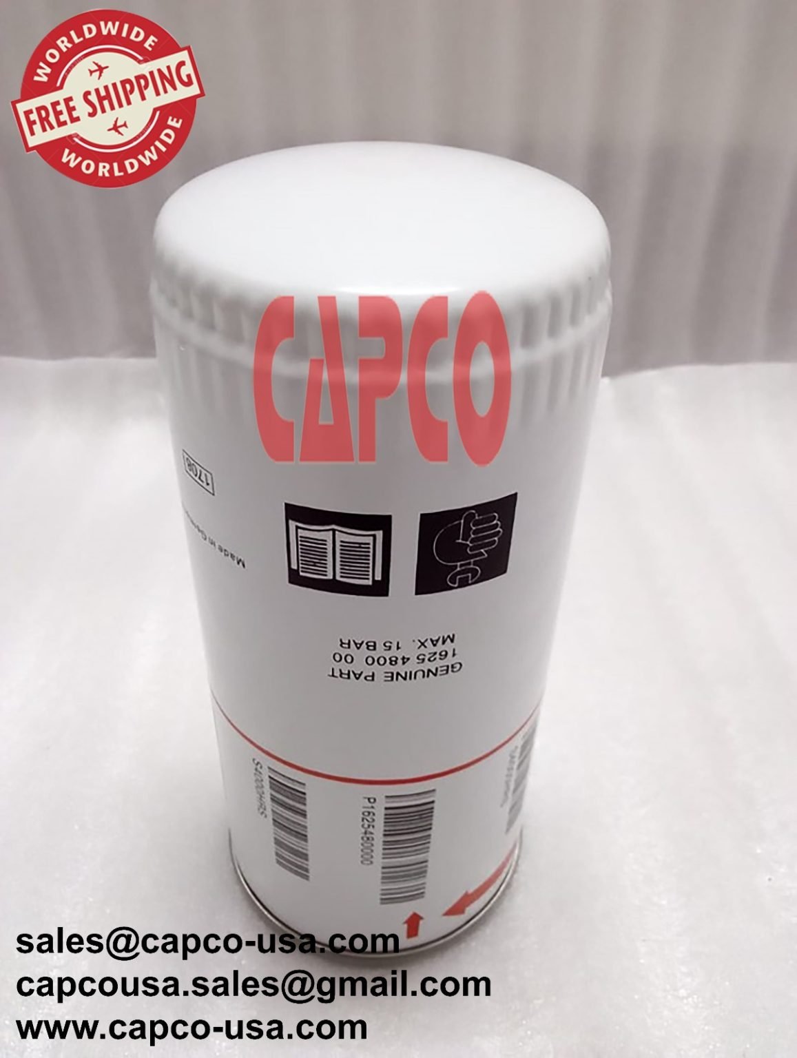 OIL FILTER 1626596090 NON OEM FREE SHIPPING - Compressor and Parts Company